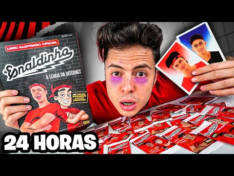 COMPLETEI O ÁLBUM DO ENALDINHO EM 24 HORAS! - Desafio ( O REI DO BAFO VOLTOU!)