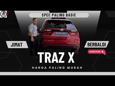 Perodua Traz X ! Spec tak kedekut ! Tapii takde Powerboot .. 