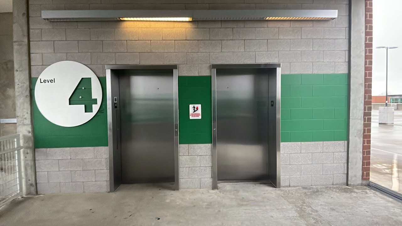 MTSU CUSA parking garage Otis elevators - YouTube