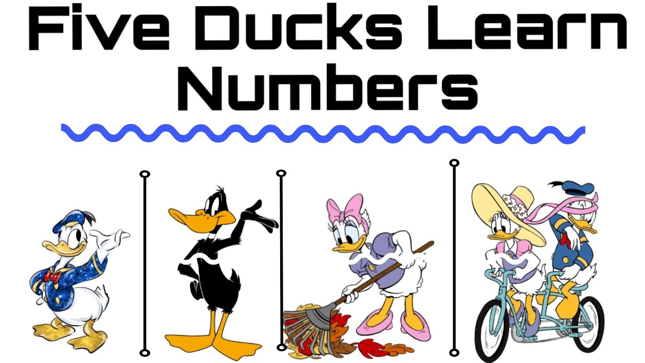 Five Little Ducks | Number Song | Learn Number By Luu luu Kids . - YouTube