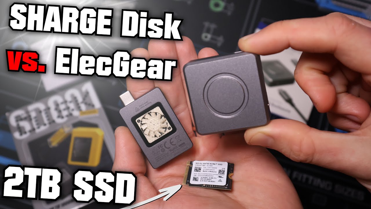 2TB SSD 😱 SHARGE Disk vs. ElecGear Mini 2230 M.2 USB Gehäuse WD SN740 ...