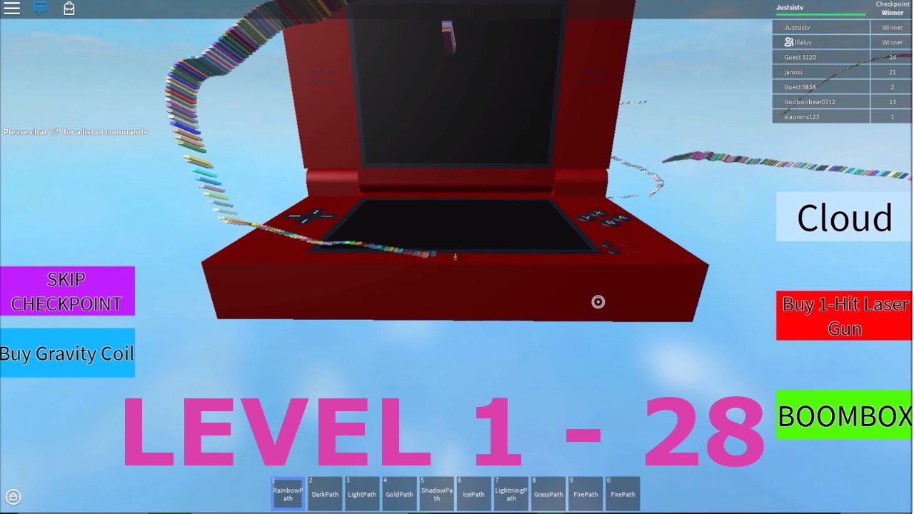 ROBLOX - ESCAPE THE DS OBBY 1 -28 FINISH - YouTube