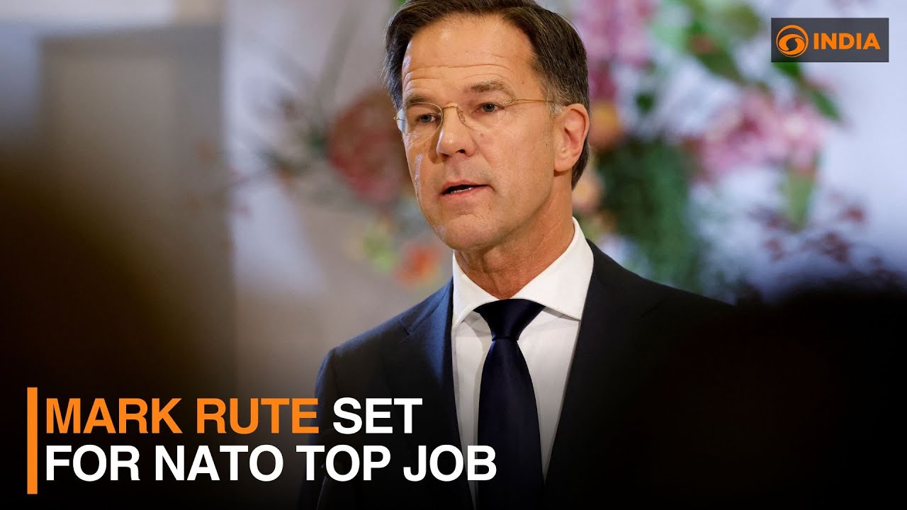 Mark Rute set for NATO top job and more | DD India News Hour - YouTube