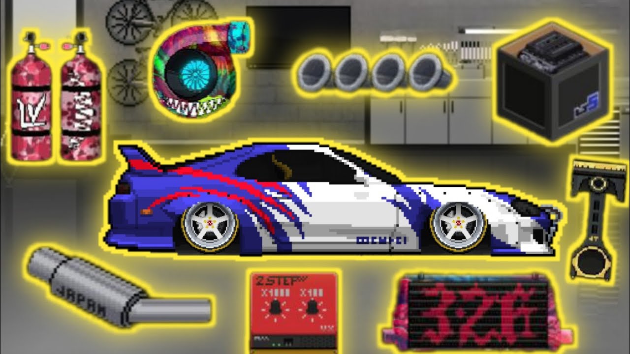 Toyota Supra | Pixel Car Racer | Gameplay | Tuuruu | Part 3 | - YouTube