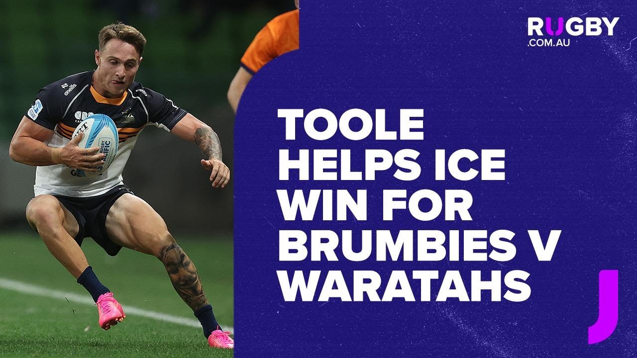 Corey Toole Highlights v Waratahs | SRP 2024 - YouTube
