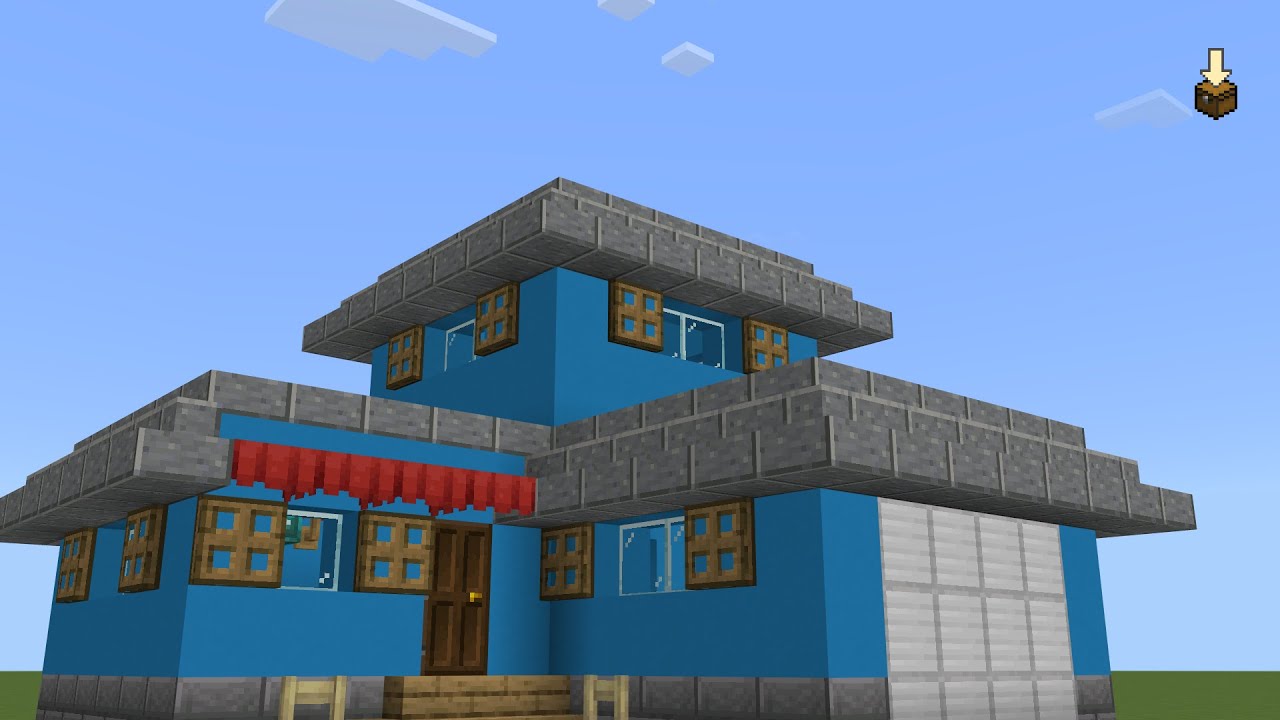 Building a Minecraft house but with mods. - YouTube