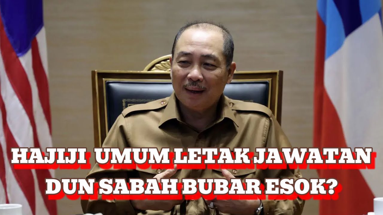 KM SABAH UMUM LETAK JAWATAN DAN BUBAR DUN SABAH KERANA TELAH TERPALIT ...