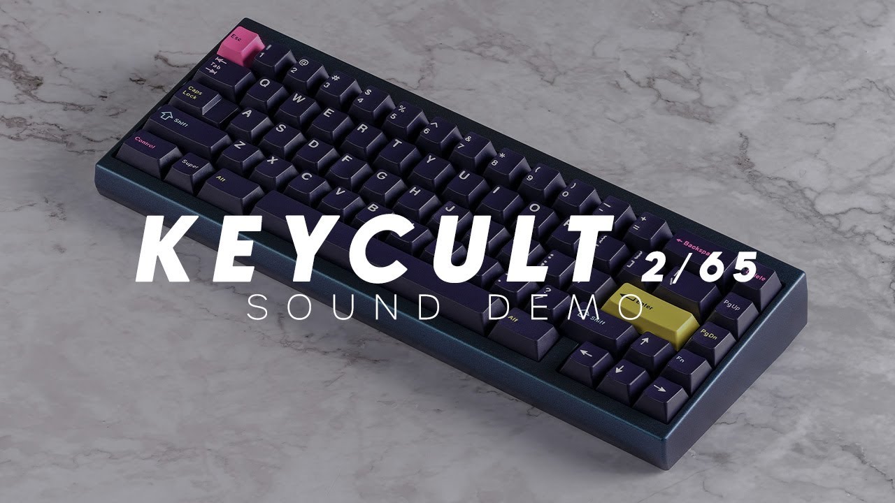 My Favourite Keycult Build So Far w/ Tungsten Switches | Sound Demo ...