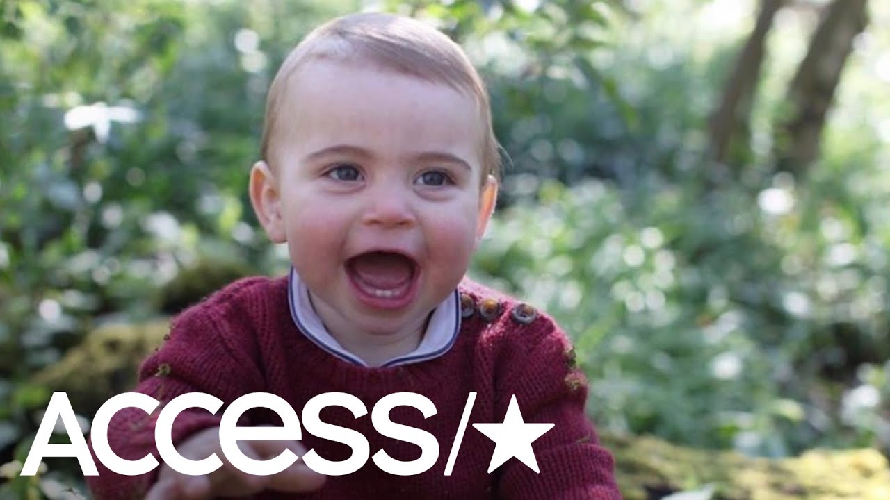 Prince Louis Looks So Happy In 1st Birthday Photos Taken By Kate ...