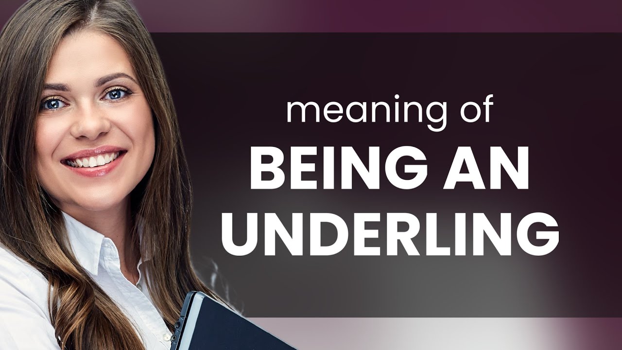 Unveiling the Role: Understanding "Being an Underling" - YouTube