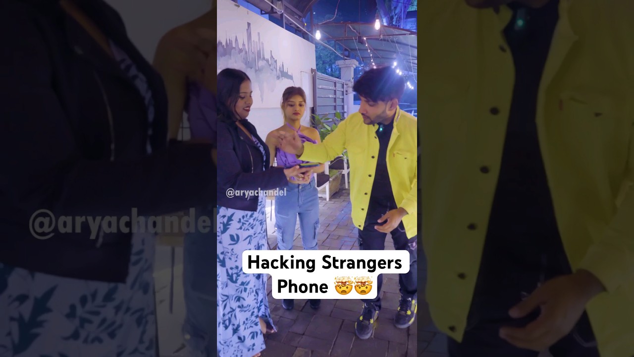 Hacking Strangers Phone without Touching /🤔🤔 #ytshorts #viral #hacker# ...