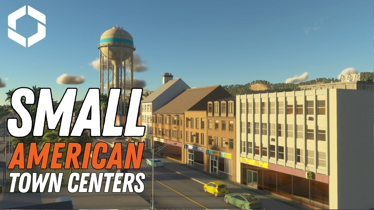 Impossible? Building a Small American Downtown in Cities Skylines 2 ...