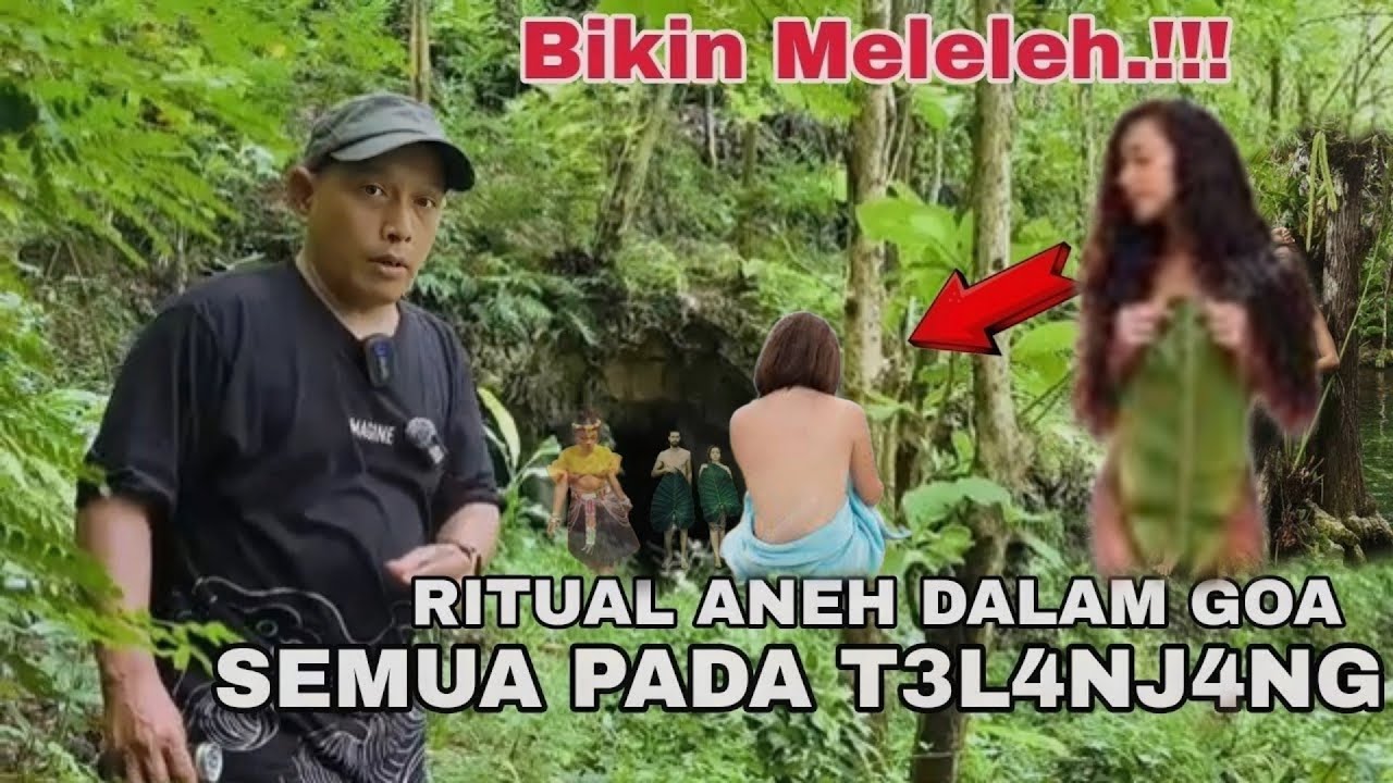 Ngeri.! pemandangan aneh dalam goa orang pada T3L4NJ4NG, ritual apaan ...