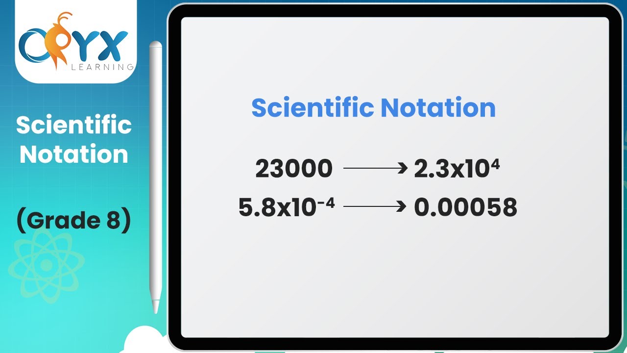 Scientific Notation | Grade 8 Math | Oryx Learning - YouTube