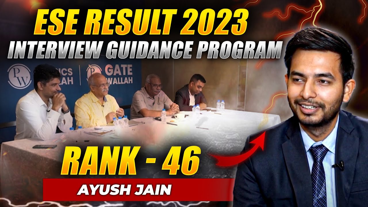 UPSC ESE Results 2023 | Meet Ayush Jain | Rank 46 | ESE Interview Guidance Program - YouTube