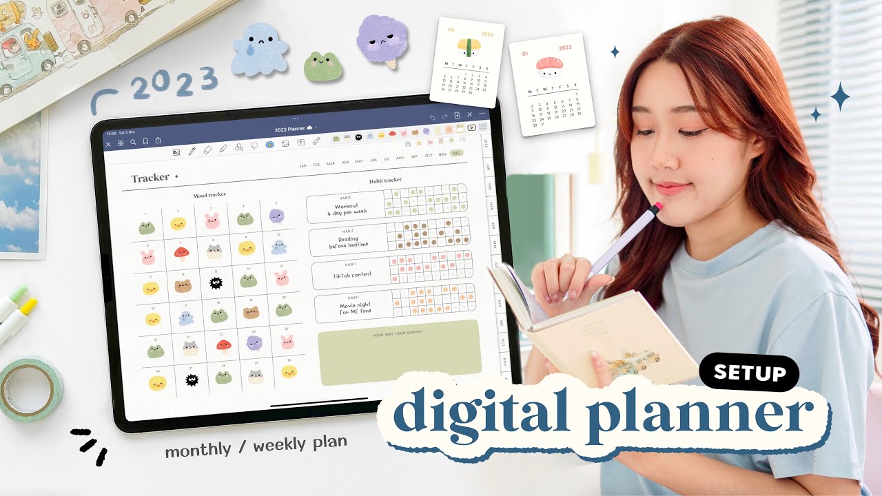 2023 Planner Setup☁️ สิ้นปีแล้ว! เขียนแพลนเนอร์เล่มใหม่ + ใช้ยังไงให้ ...