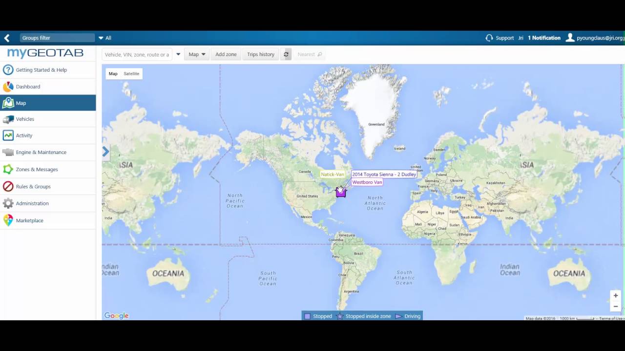 Using Geotab Maps - YouTube