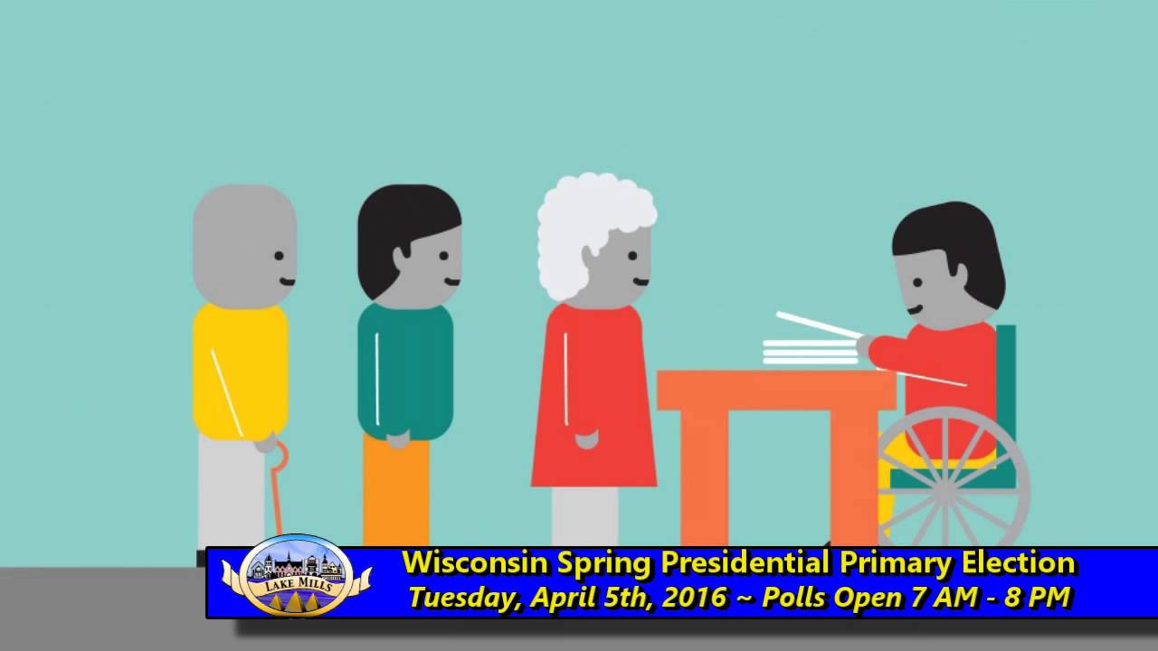 Wisconsin Spring Presidential Primary Election PSA - YouTube