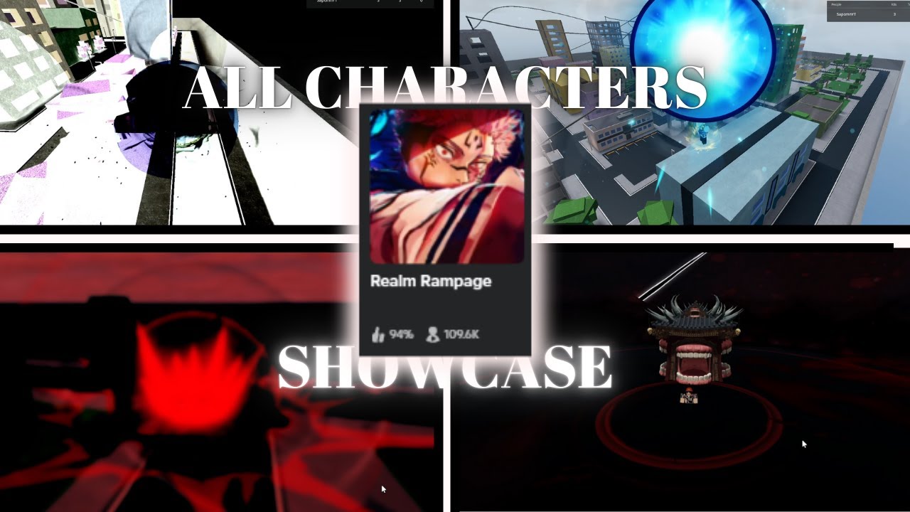 ALL CHARACTER MOVESET SHOWCASE | REALM RAMPAGE - YouTube