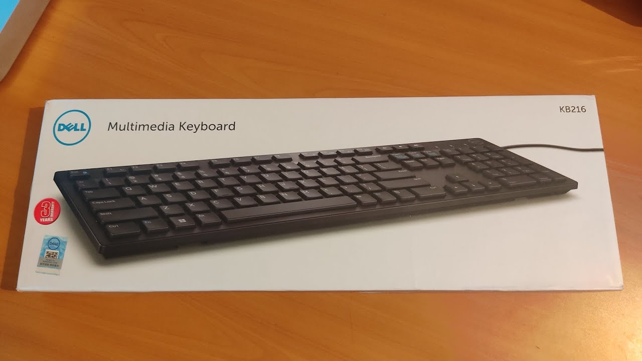Dell Keyboard Unboxing and First Impression. - YouTube