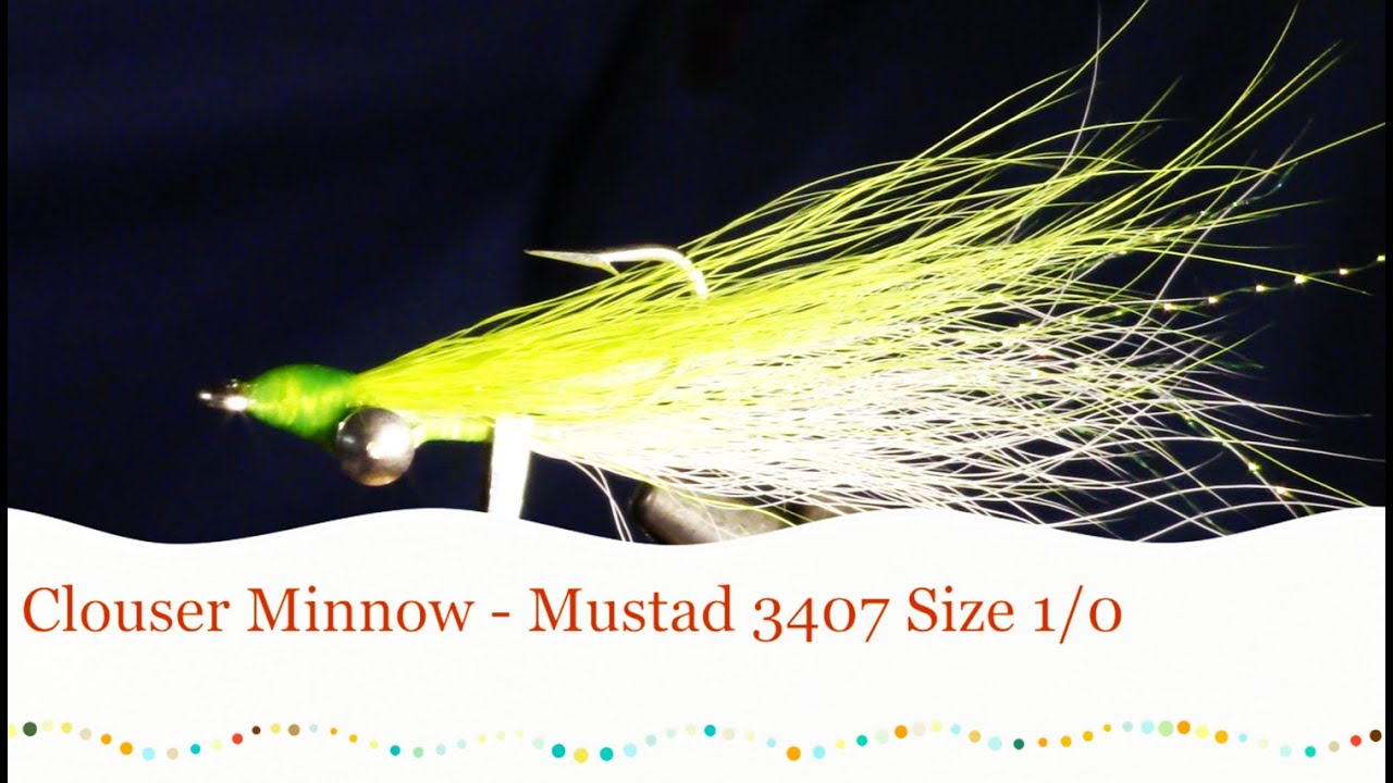 How to Tie the Clouser Minnow Fly - Saltwater and fresh water streamer ...