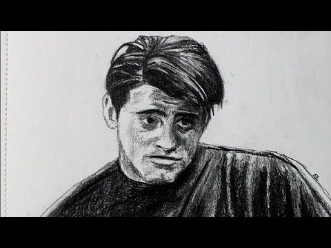 Quick sketch of Joey Tribbiani from Friends(Time Lapse) - YouTube