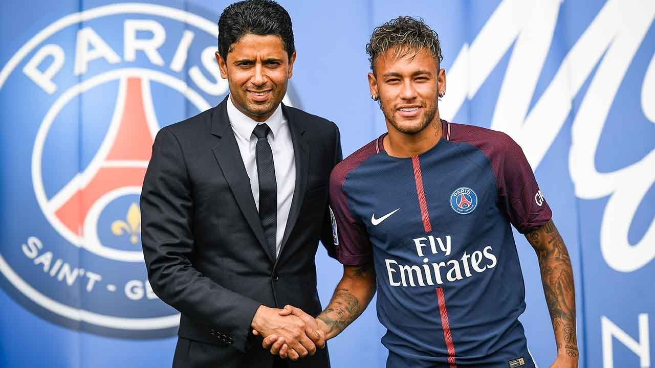 Neymar unveiled by PSG after record transfer - YouTube