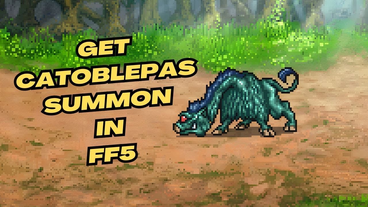 Acquire the Catoblepas summon in Final Fantasy V - YouTube