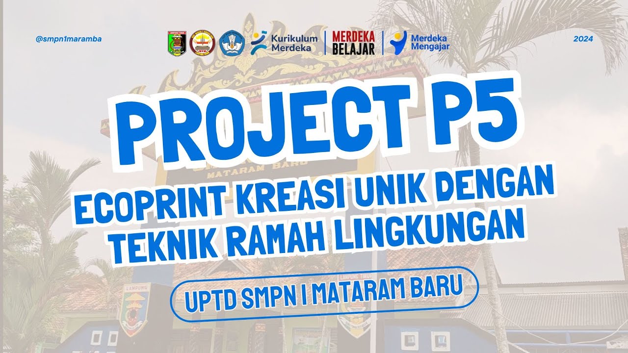 Project P5: Project Kreatif Ecoprint | kelompok pluto kelas 9 2 - YouTube