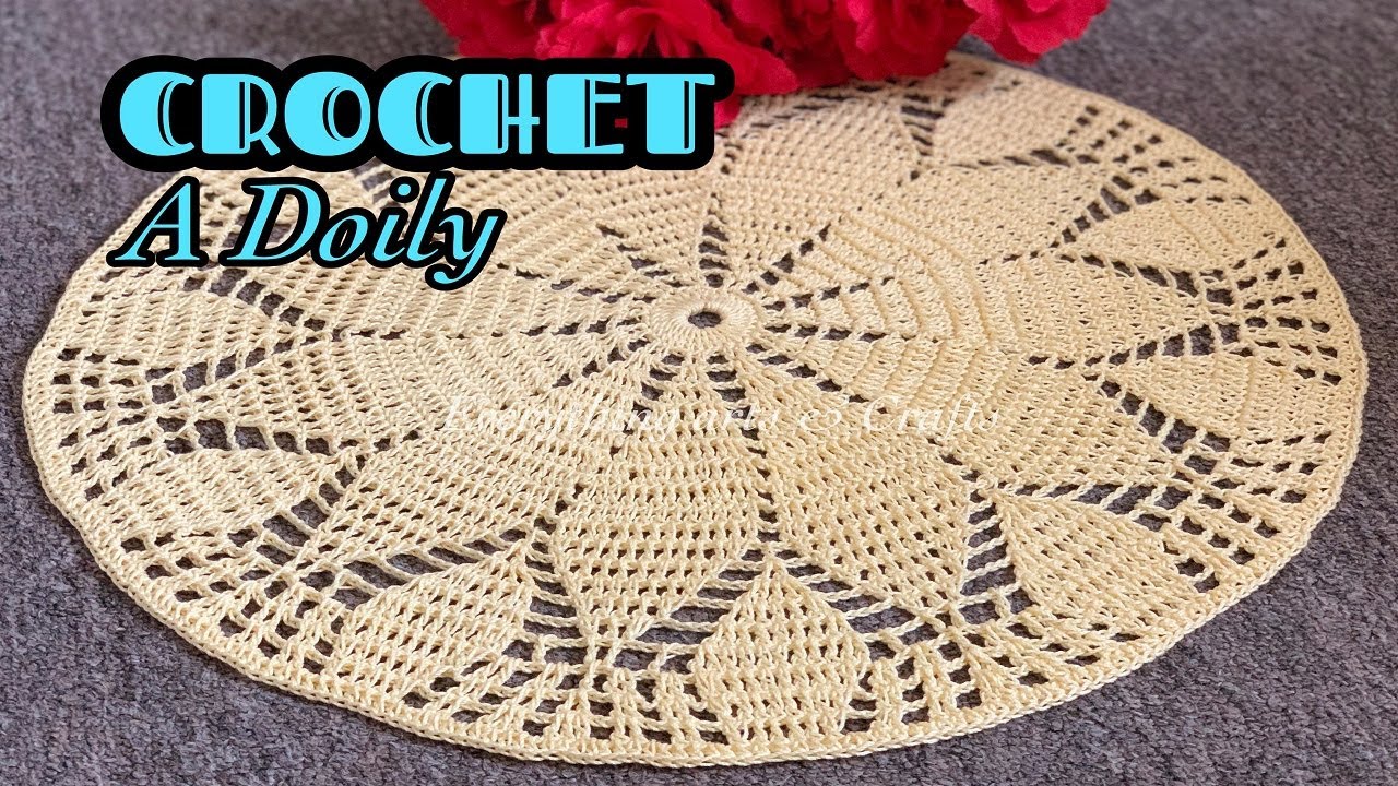 CROCHET Easy and Beautiful Doily || Crochet Doily - YouTube