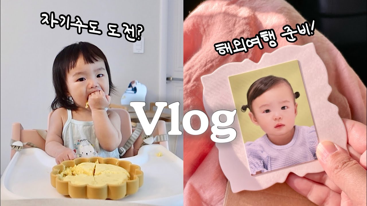 육아브이로그 10개월 아기 해외여행 준비👶🏻 여권사진 찍고 여권만들기📸 자기주도 도전🧀 휴대용 유모차 조립🛠️