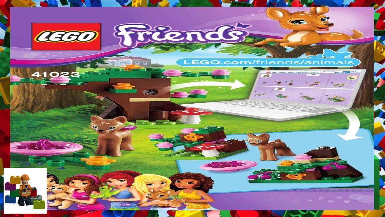 LEGO instructions - LEGO Friends - 41023 Fawn's Forest (Model B) - YouTube
