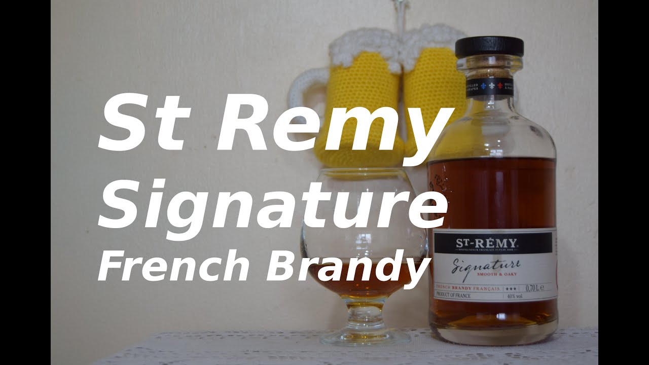 St Rémy Signature French Brandy - YouTube