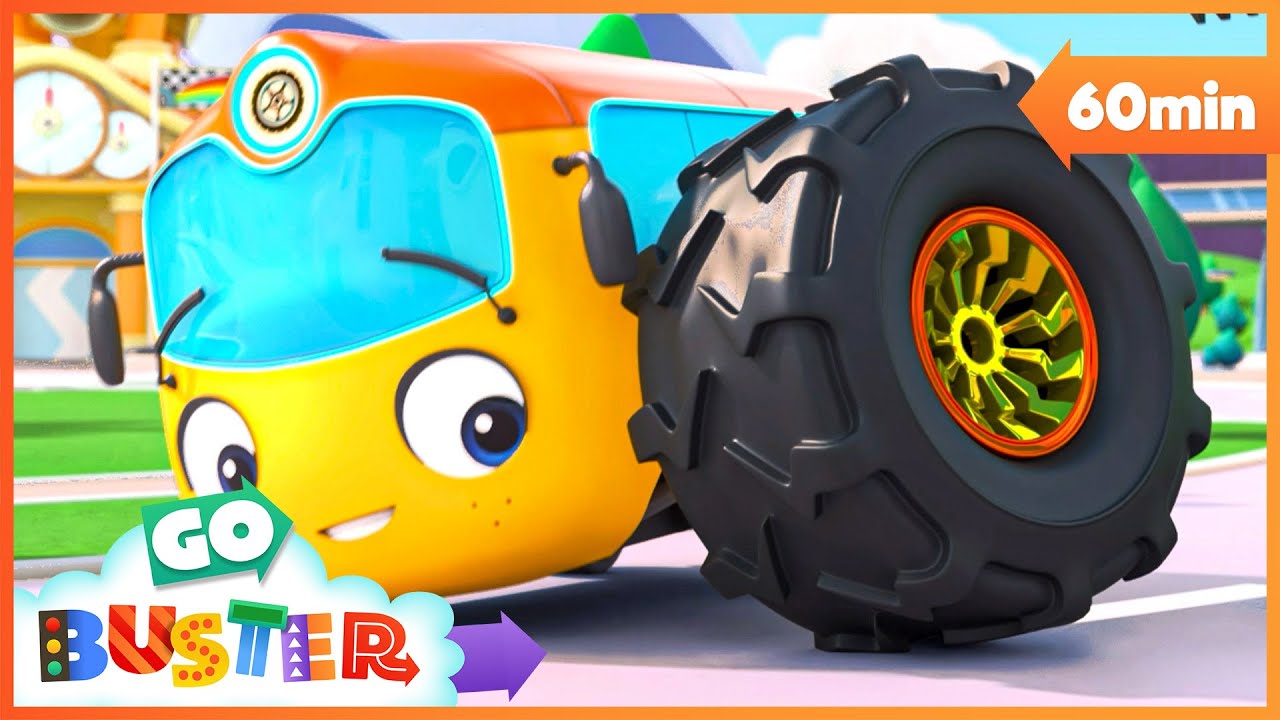 Rolling with New Tyres! 🚌 🛞| Go Buster - Bus Cartoons & Kids Stories ...