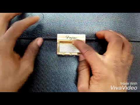 How to reset a 3 digit briefcase Combination Lock - YouTube