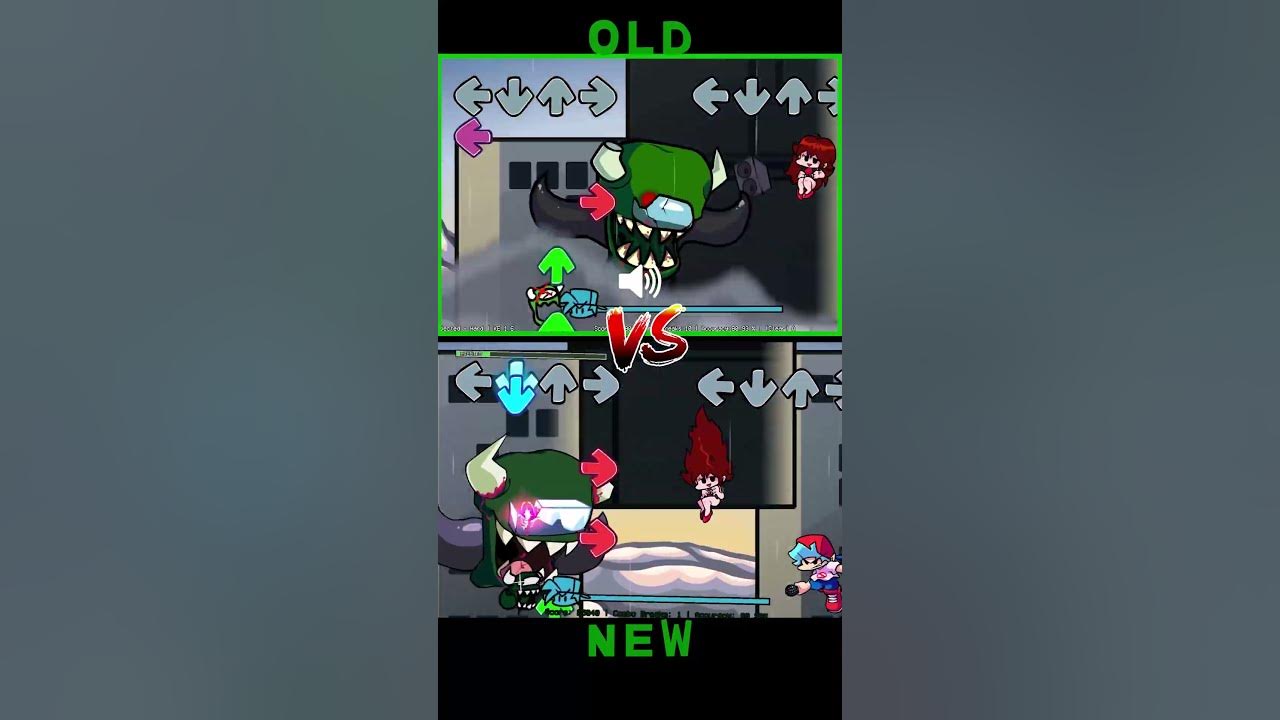 FNF VS Impostor V4 - OLD VS NEW | Green Impostor (Ejected Song) #shorts - YouTube