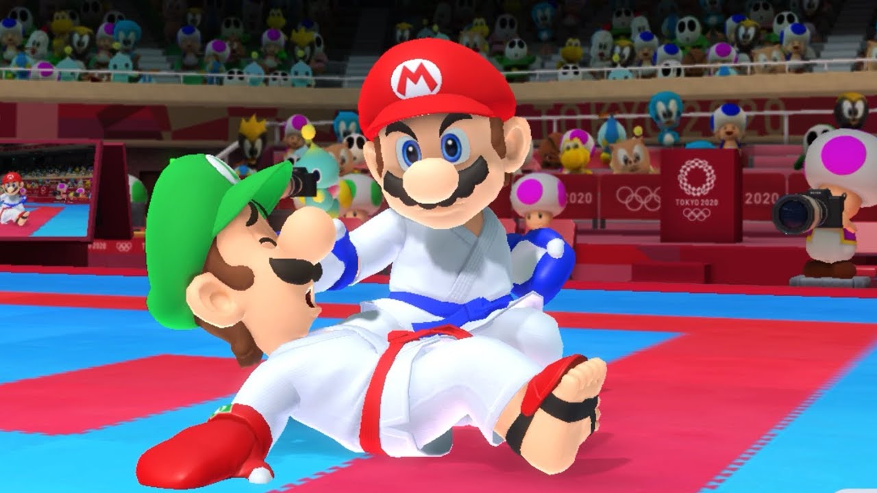 Mario & Sonic at The Olympic Games Tokyo 2020 Karate - Mario Gameplay ...