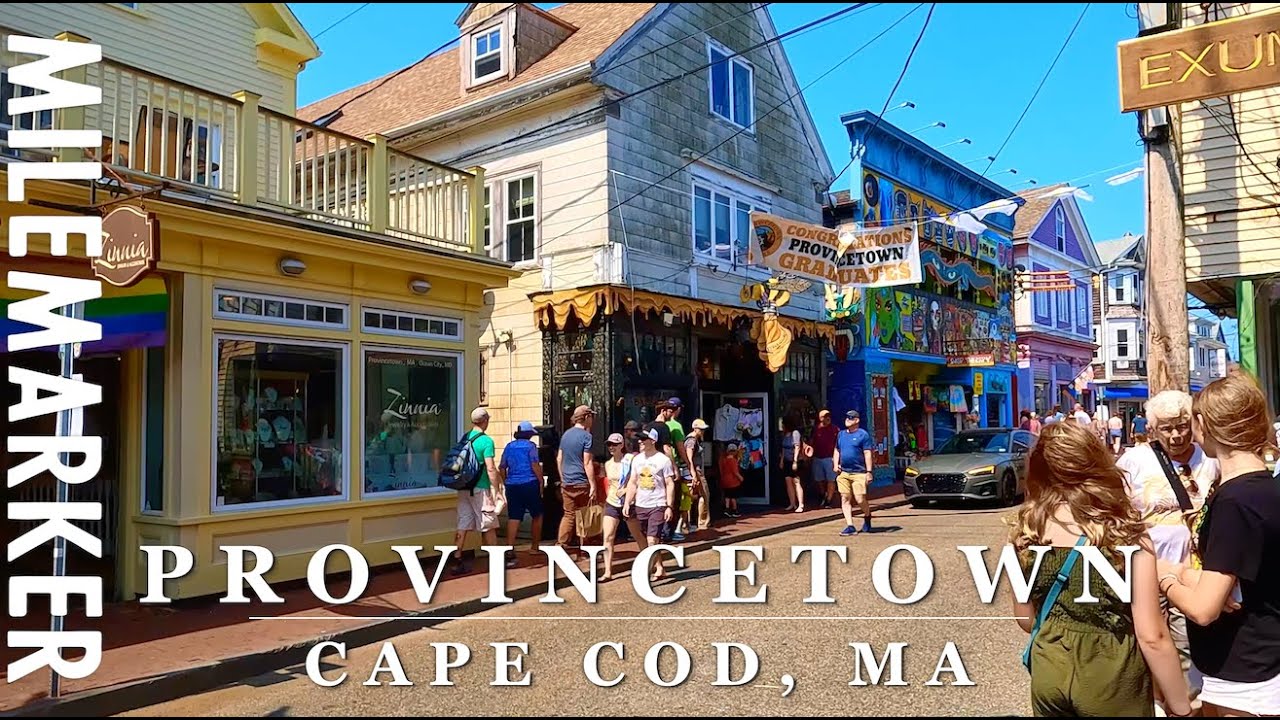 [4K] Commercial Street Cape Cod: Provincetown, MA 4K City Scenic Walk ...