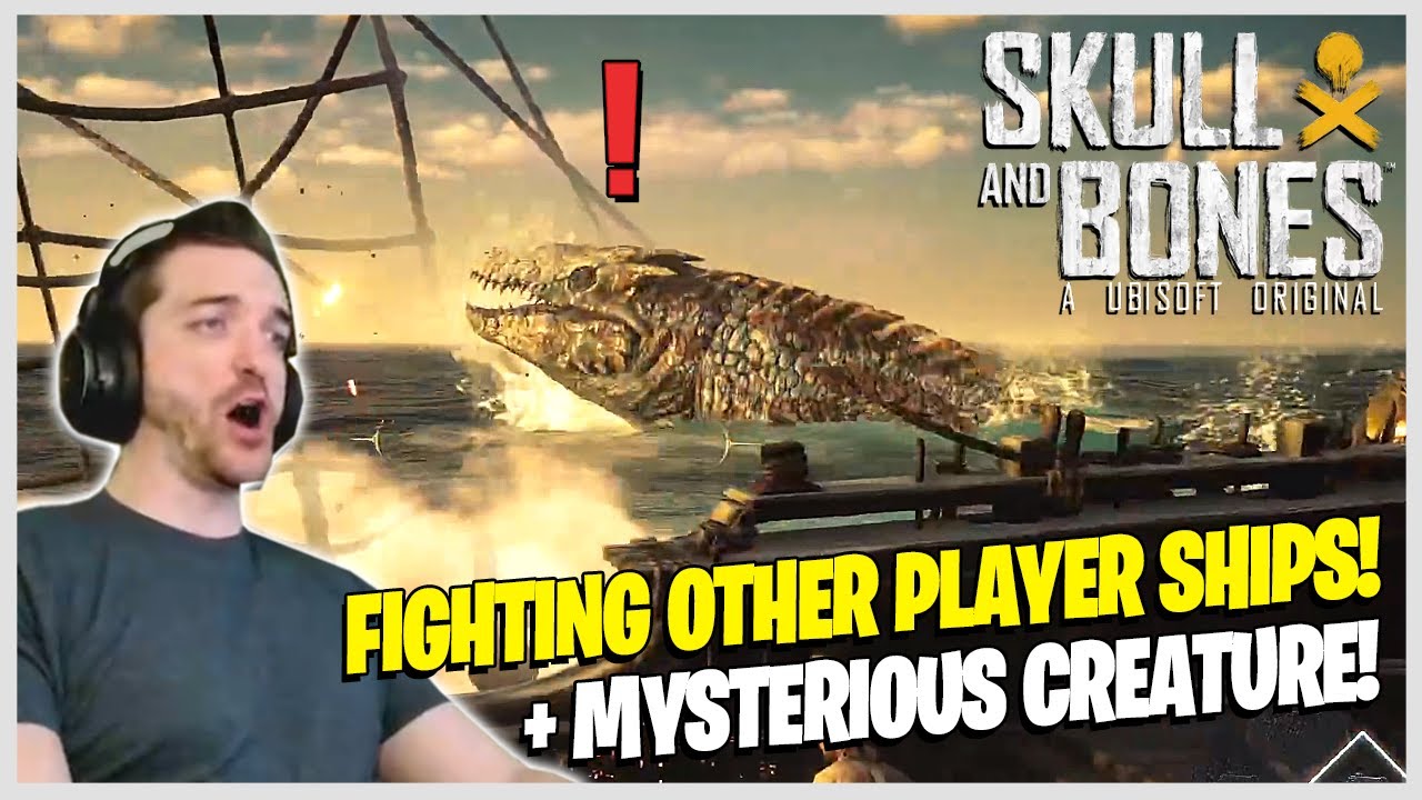 Skull and Bones PVP! WITH FIRE THROWER!!! (and a MYSTERIOUS creature ...