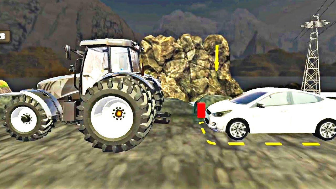 Real Cargo Tractor Pulling Simulator - Offroad Chained Truck Towing ...