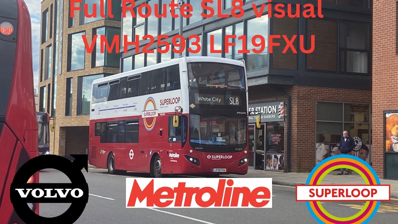 Full Route SL8 visual | White City - Uxbridge | VMH2593 (LF19FXU) - YouTube