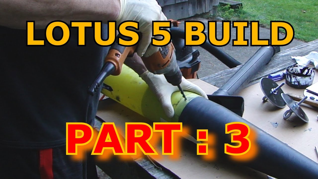LOTUS 5 BUILD PART 3 COMPOSITE WAREHOUSE FIBERGLASS ROCKET KIT - YouTube