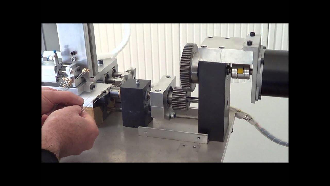 AUTOMATIC BALL-END MACHINE FOR MUSICAL STRINGS - YouTube