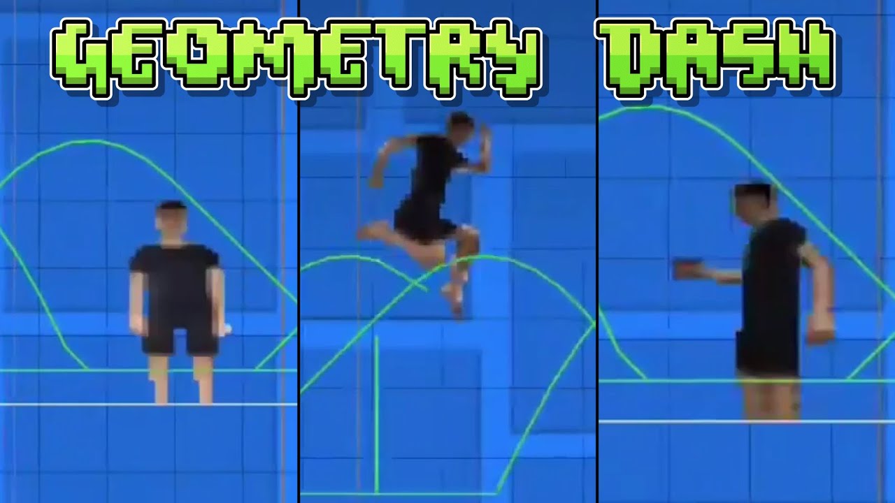 This Guy Made Himself Inside Geometry Dash - Memes #1 - YouTube