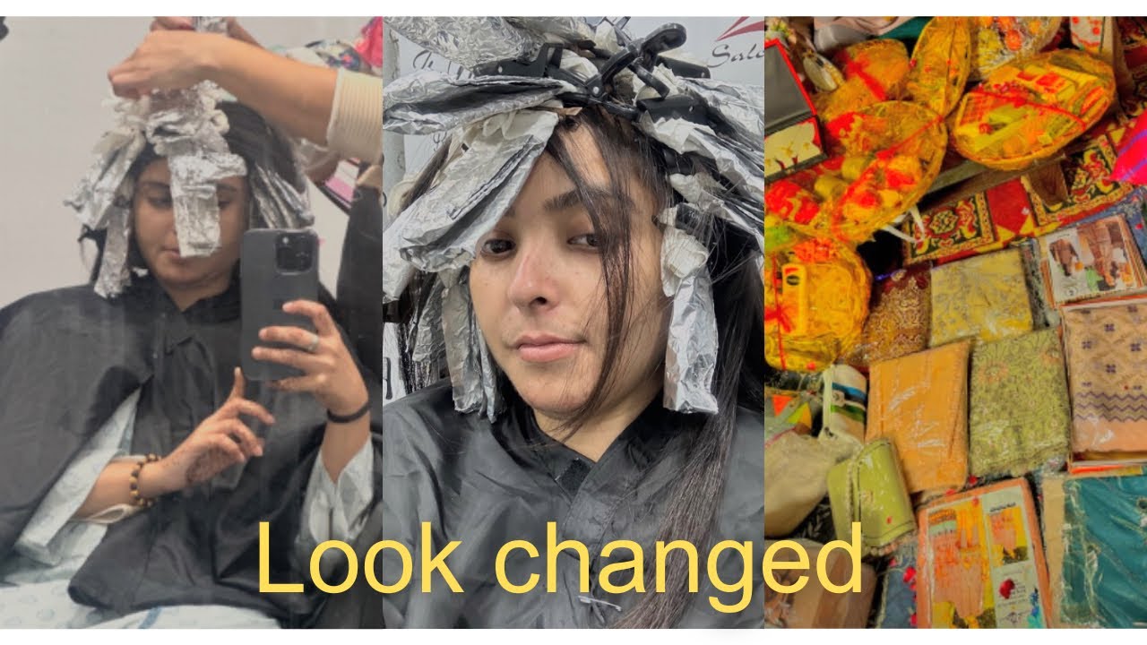 Mere Barion m kya kya aya 🤔| Again Look Change Meiny karwaye Steaks 🥰 - YouTube