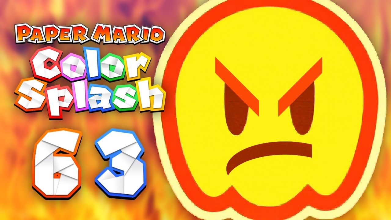 Paper Mario: Color Splash - #63: Angry Big Lava Bubble - YouTube