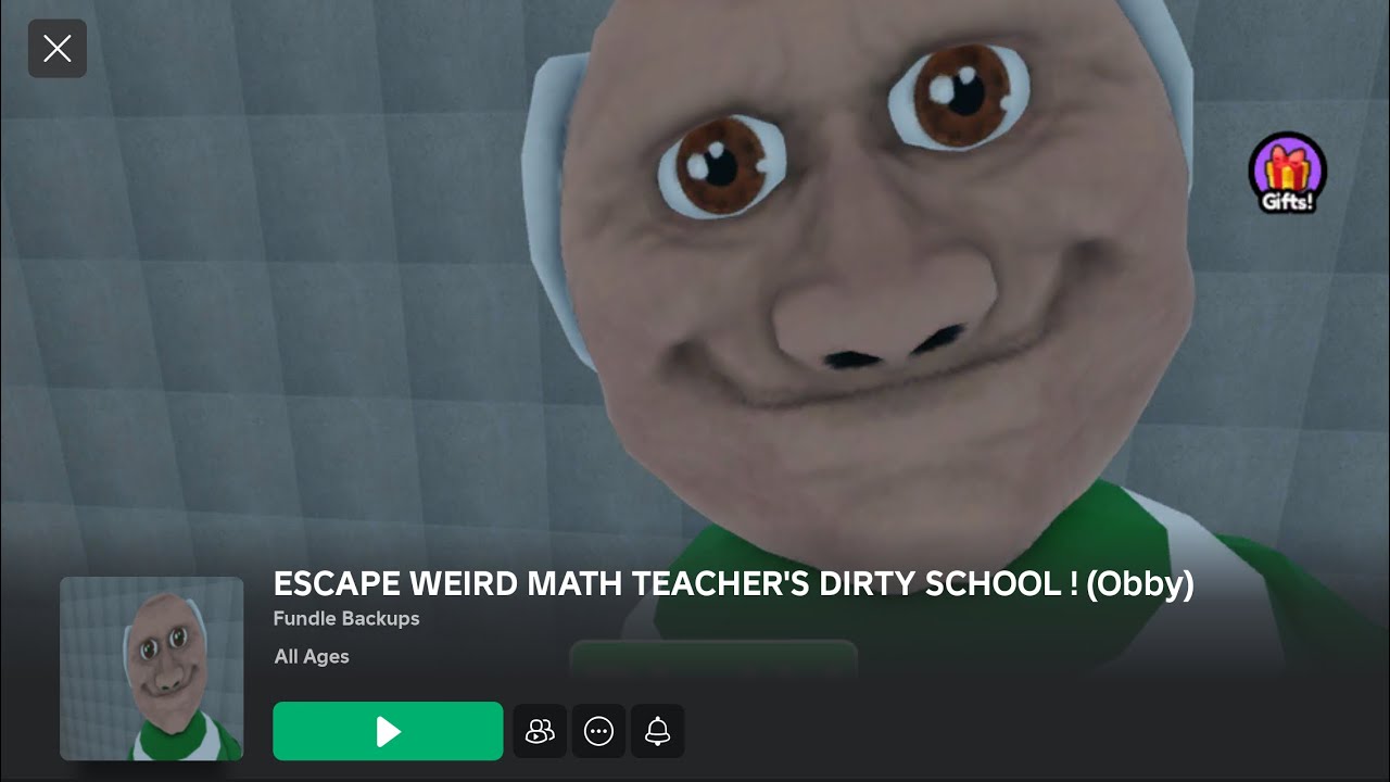 ESCAPE WEIRD MATH TEACHERS DIRTY SCHOOL ! 📚Roblox Obby game complete ...