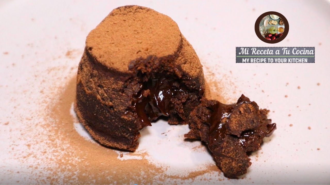 Coulant de Chocolate Casero 🍫 – Postre Fácil con Centro Fundente - YouTube