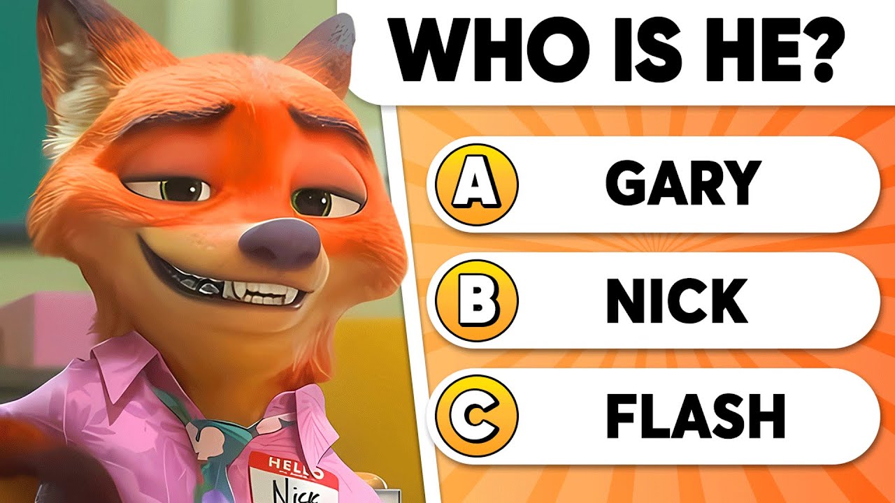 ZOOTOPIA 2 Quiz 🐍🦊🐰 How Much Do You Know About Zootopia? ~ Ultimate ...