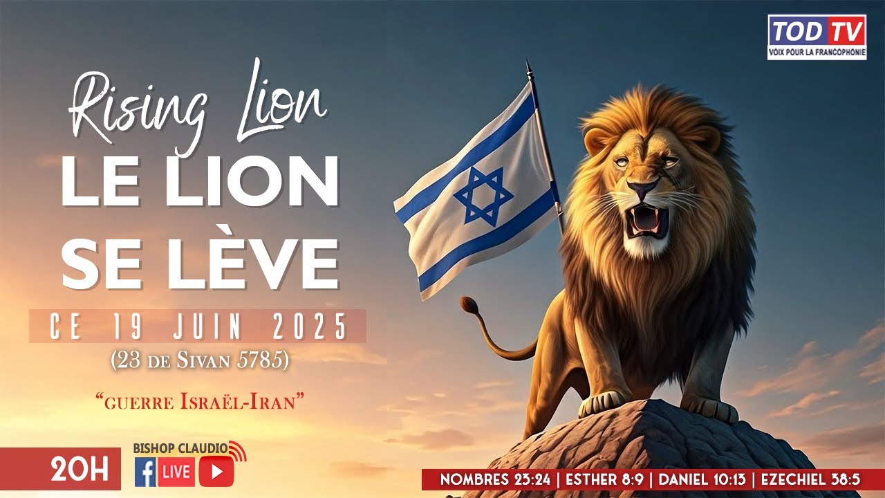 Bishop Claudio | Rising Lion : LE LION SE LÈVE ce 19 juin 2025 (23 de ...